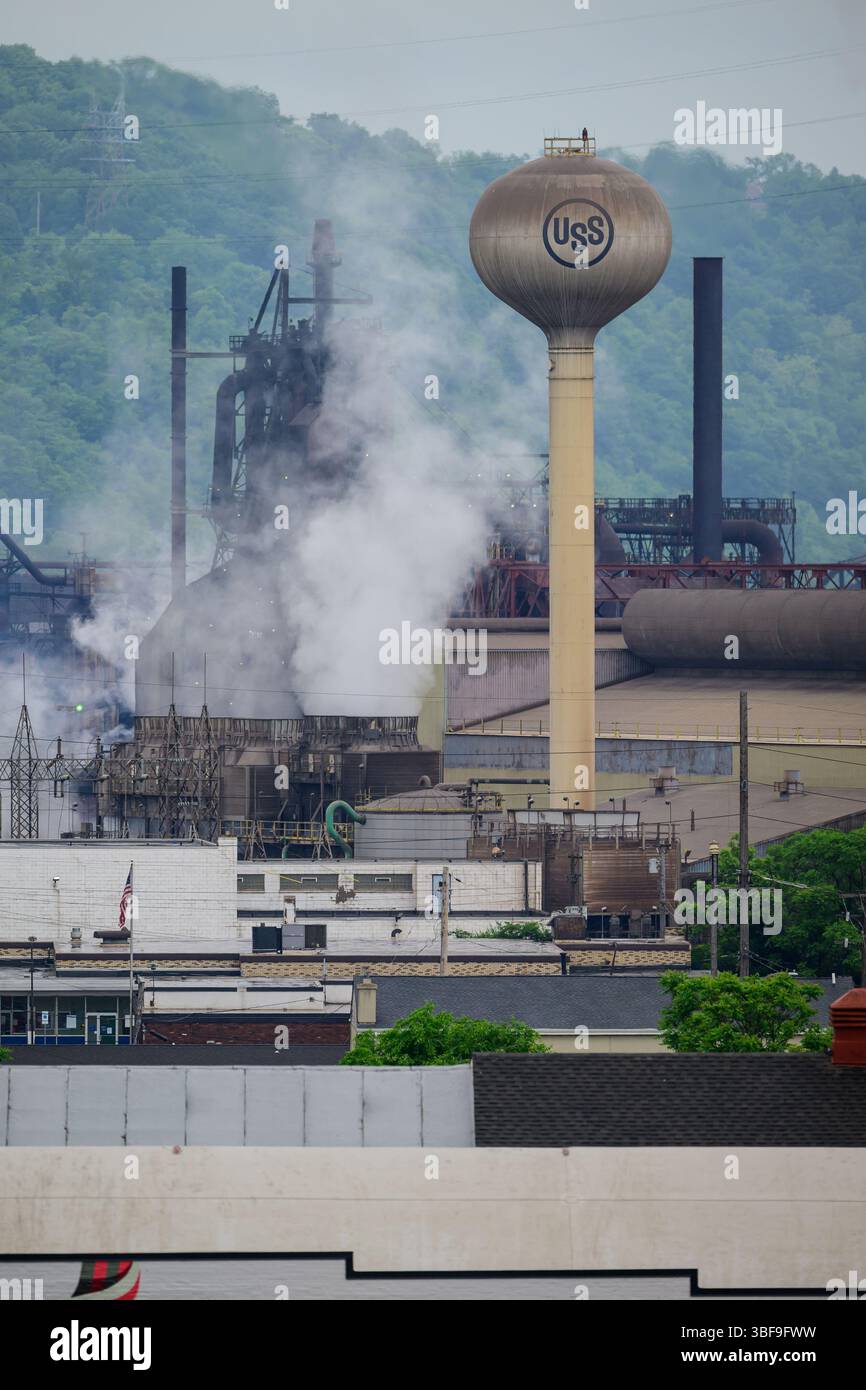 Braddock, USA. 30th May, 2025. U. S. Steel's Edgar Thomson Plant in ...