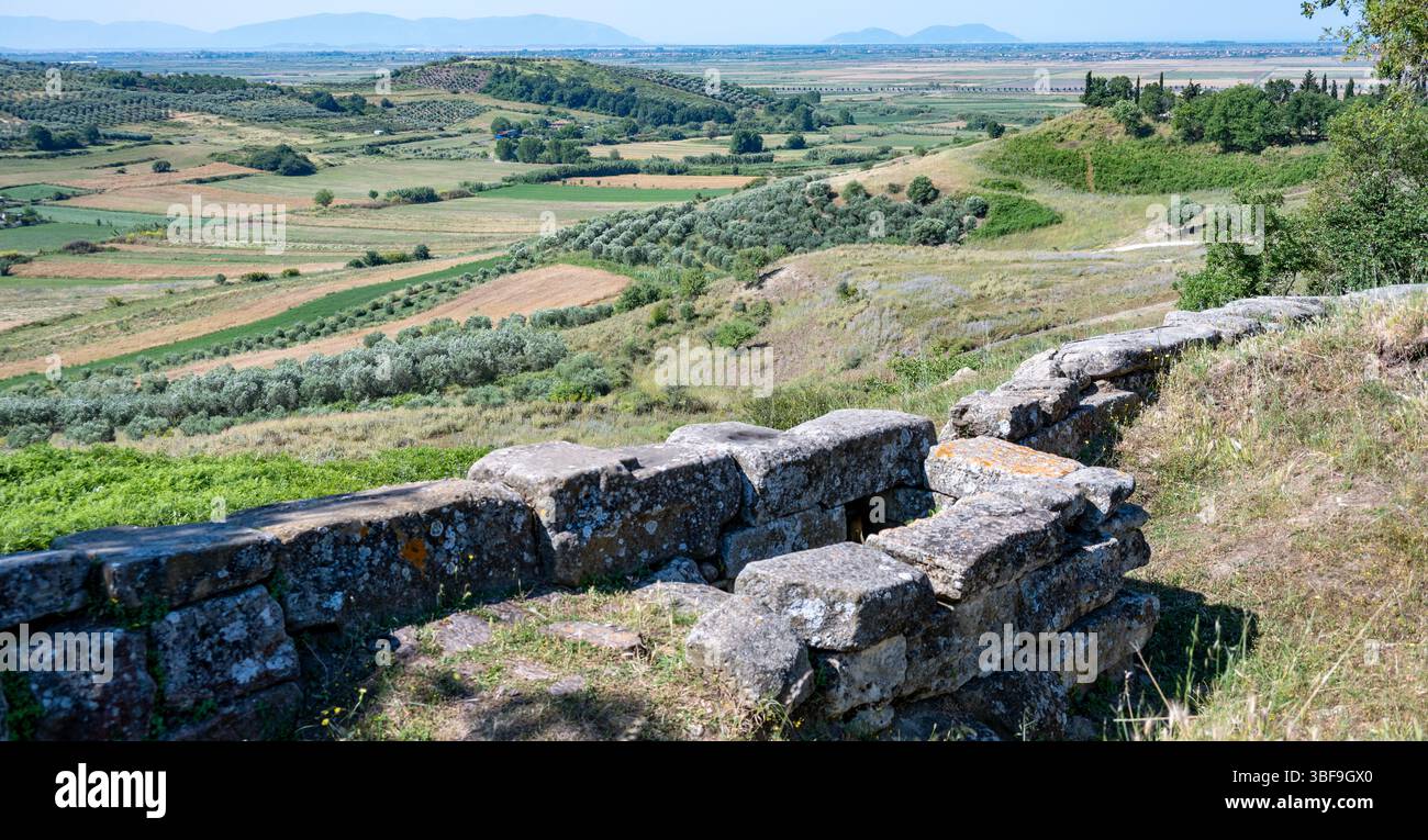 The Wall Ruins, Apollonia, Albania Stock Photo - Alamy