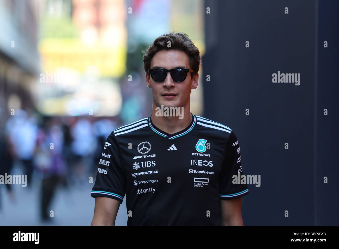 Monaco, May 25th 2025. Formula 1 Tag Heuer Grand Prix de Monaco 2025. Pictured: George Russell ...