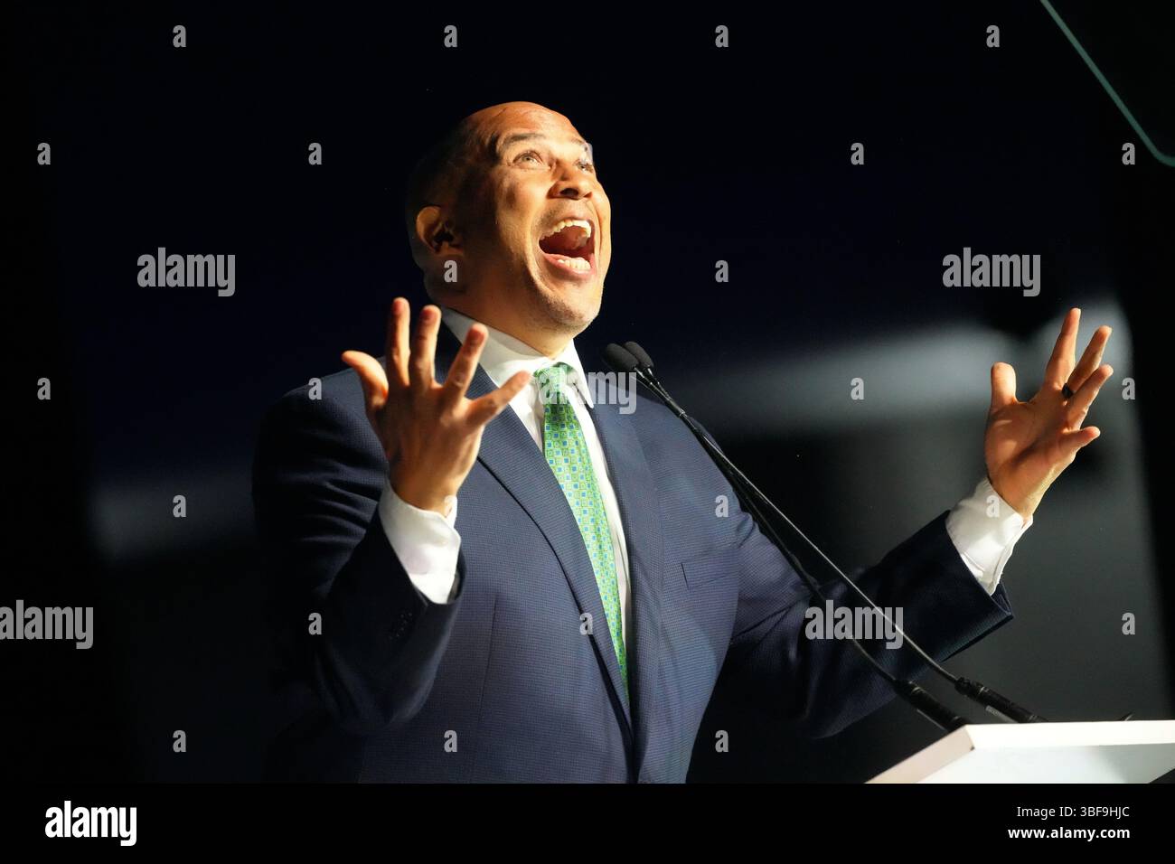 Sen. Cory Booker, D-N.J., speaks at the California Democratic Party's ...