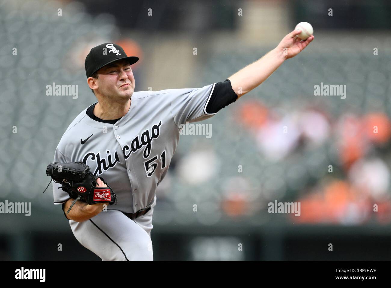Chicago White Sox starting pitcher Jared Shuster (51) in action during ...