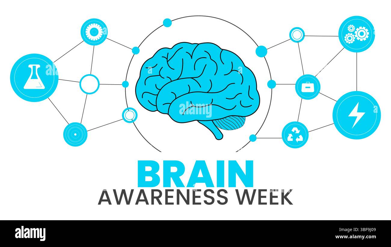 National brain injury awareness Stock Vector Images - Alamy