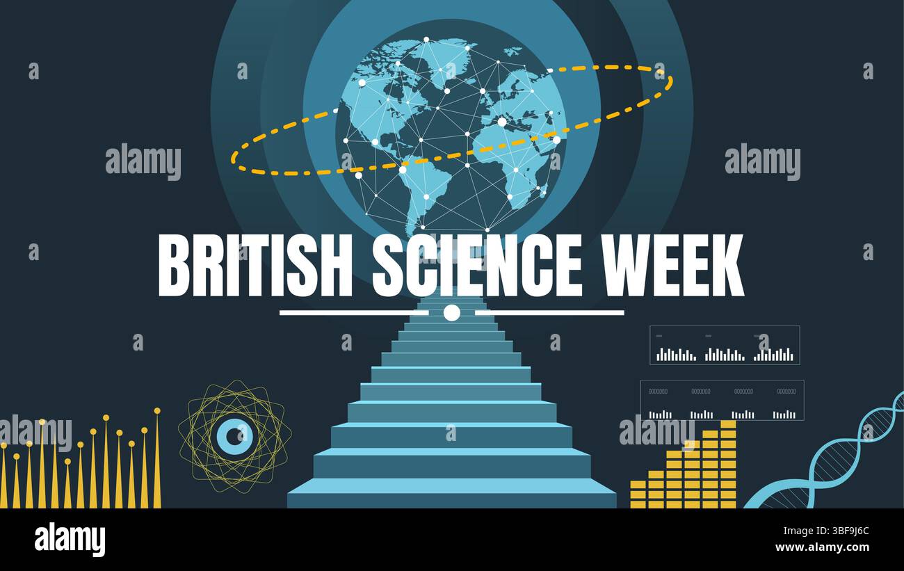 Science for All, British Science Week Celebration Stock Vector Image ...