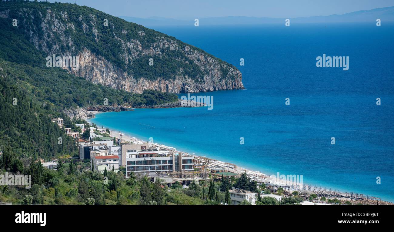 Albania beach dhermi hi-res stock photography and images - Alamy