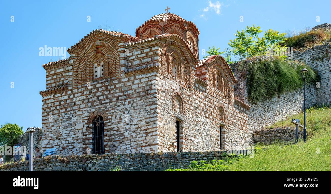 Church of the Holy Trinity, Castle Complex, Berat, Albania Stock Photo ...