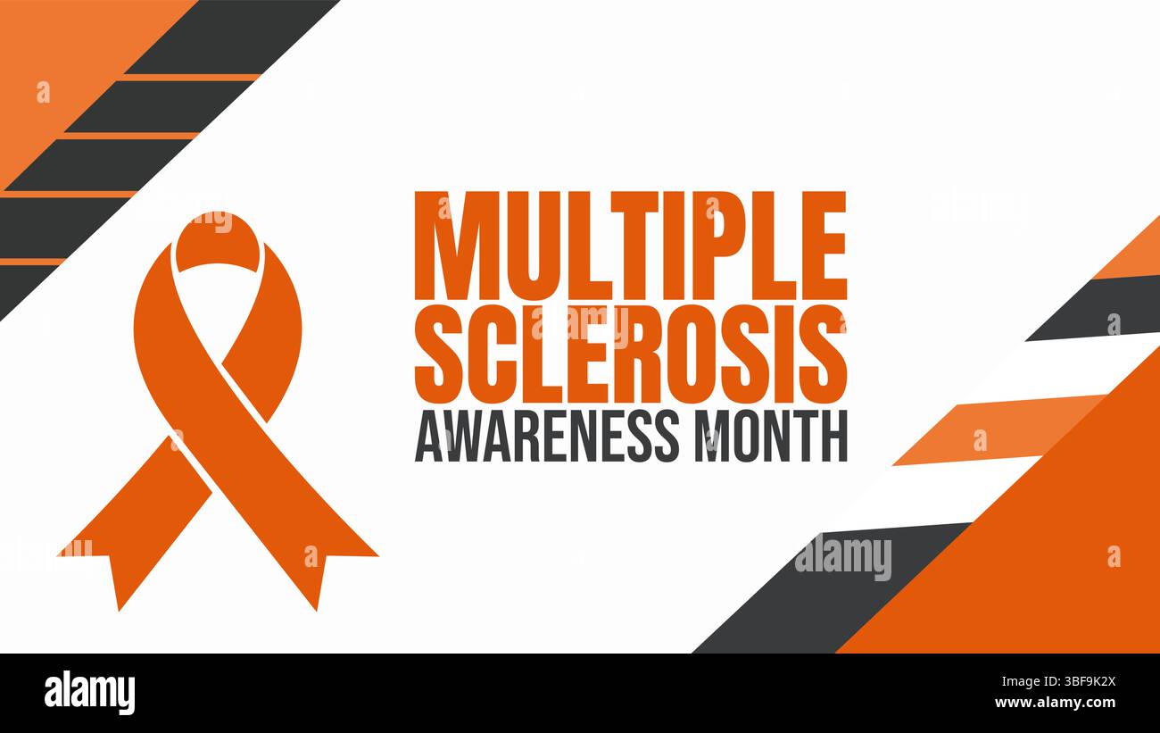 Multiple Sclerosis Awareness Month Educate, Advocate, Empower Stock ...