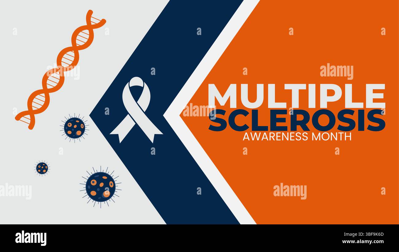 Multiple Sclerosis Awareness Month Educate, Advocate, Empower Stock ...