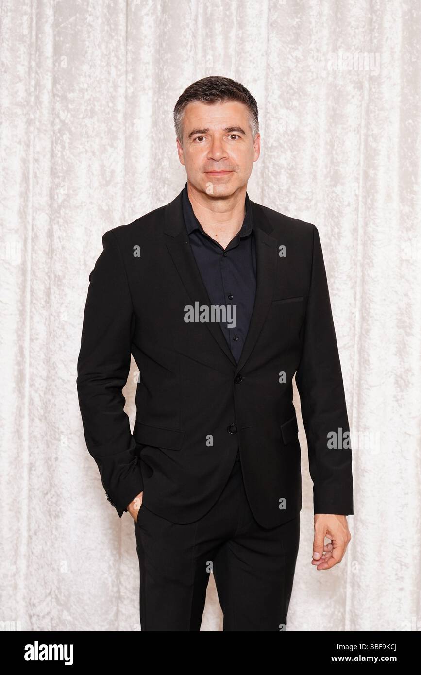 Drew Cain attending the British Soap Awards 2025 at the Hackney Empire ...