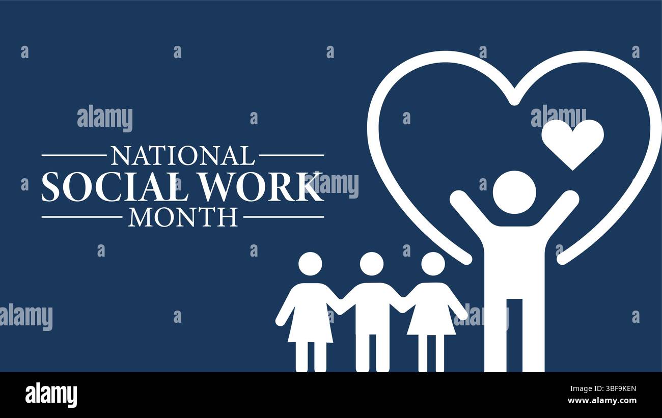 National social work month Stock Vector Image & Art - Alamy