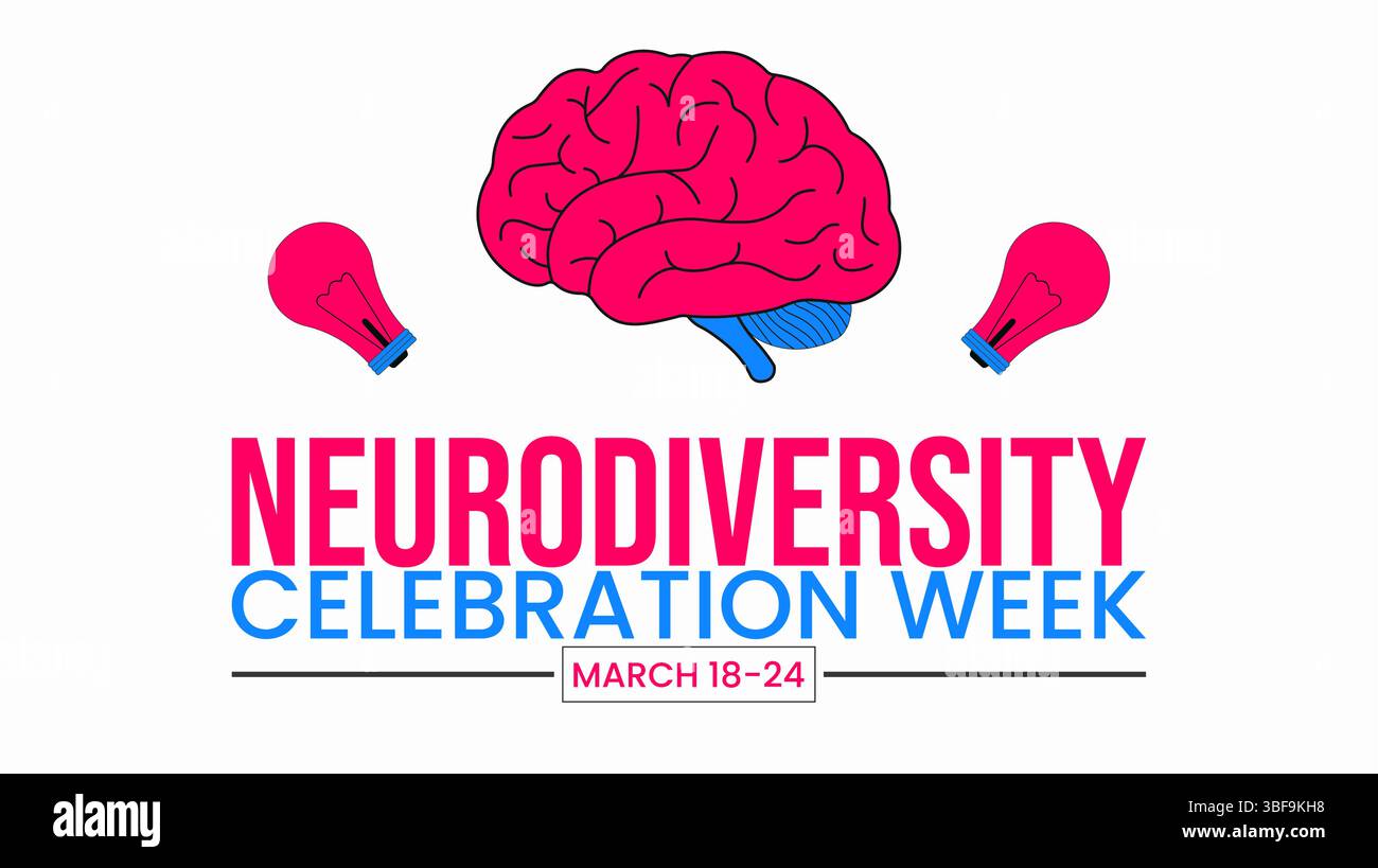 Neurodiversity Celebration Week Banner, Embracing Cognitive Differences ...