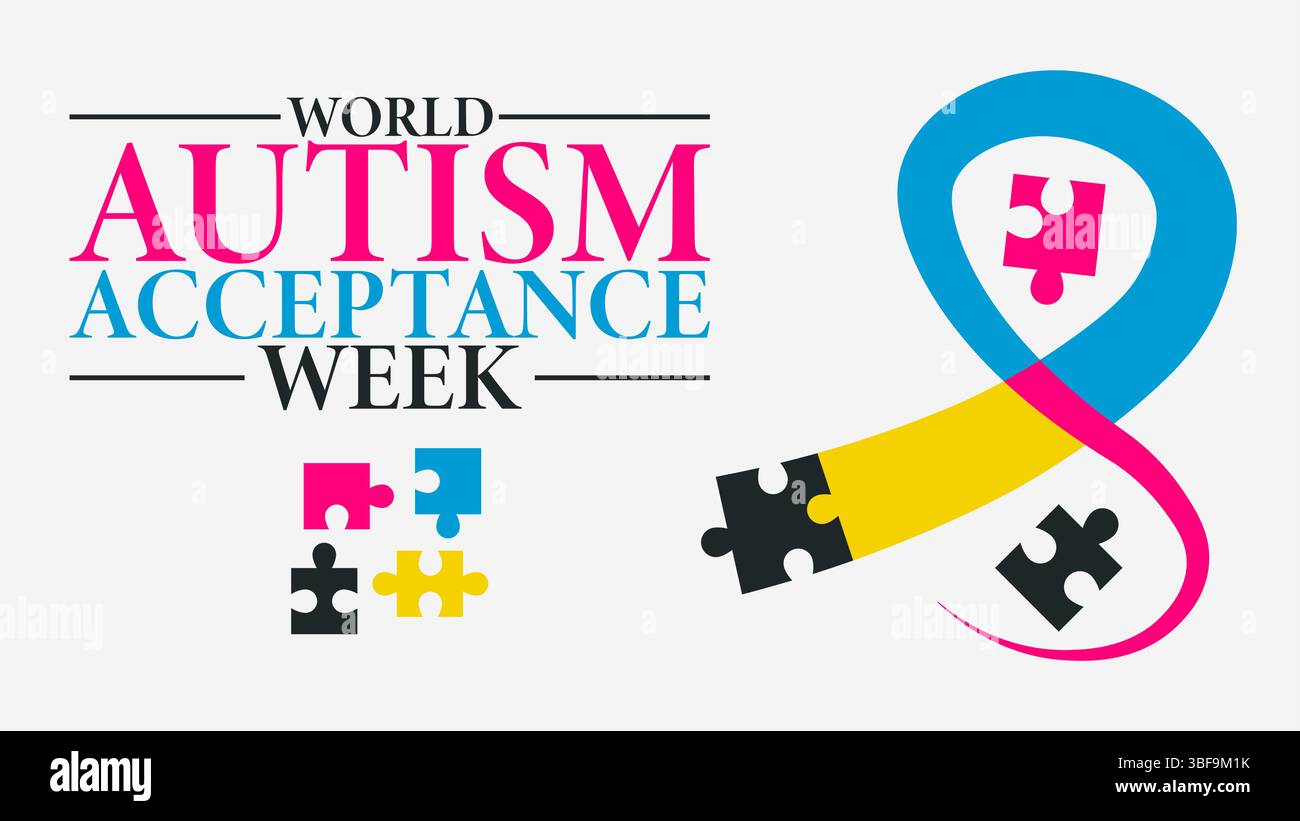 Embracing Neurodiversity, World Autism Acceptance Week design templet ...
