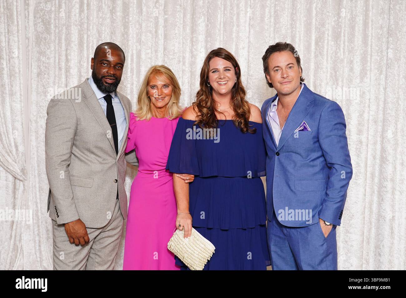 (left to right) Micah Balfour, guest, Hannah Cheers and Gary Lucy ...
