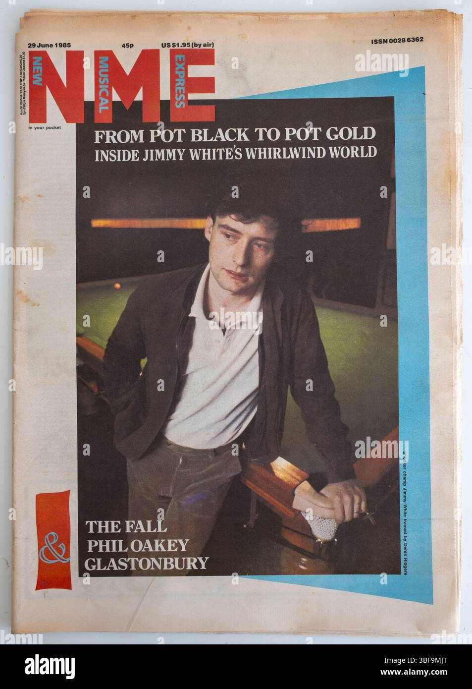 1980s NME New Musical Express Music Paper with Jimmy White Snooker ...
