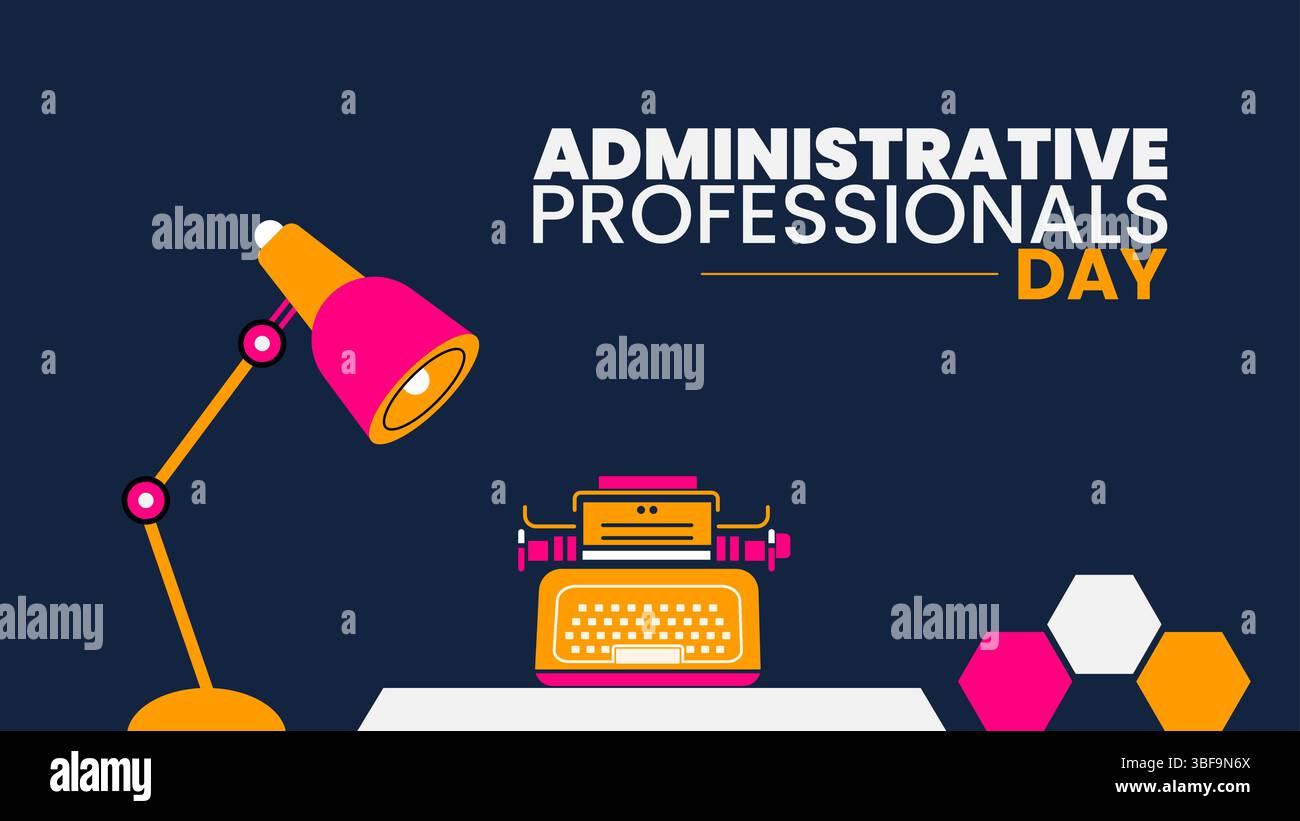 Admin day vector vectors hi-res stock photography and images - Alamy