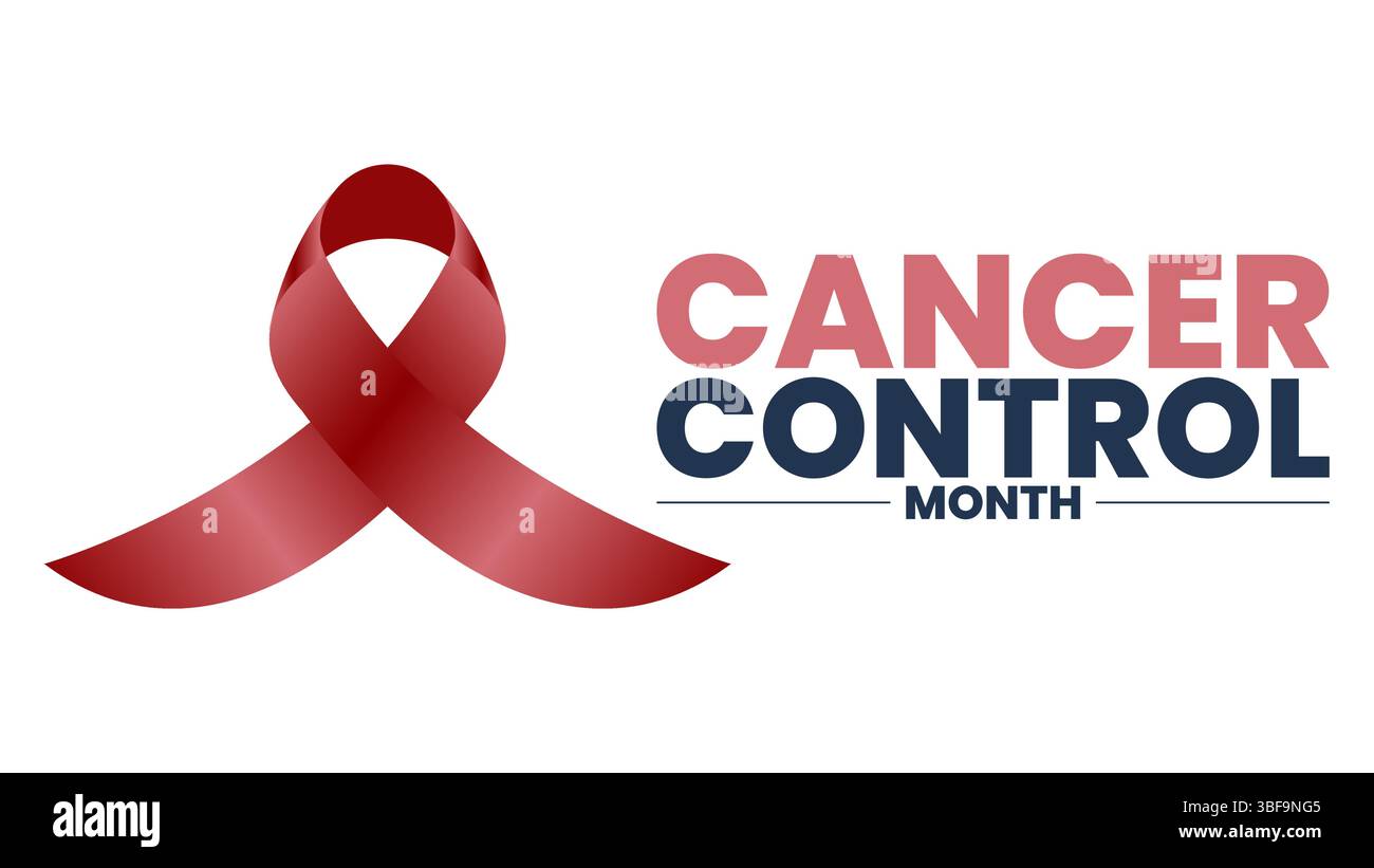 Cancer Control Month Awareness Design Stock Vector Image & Art - Alamy