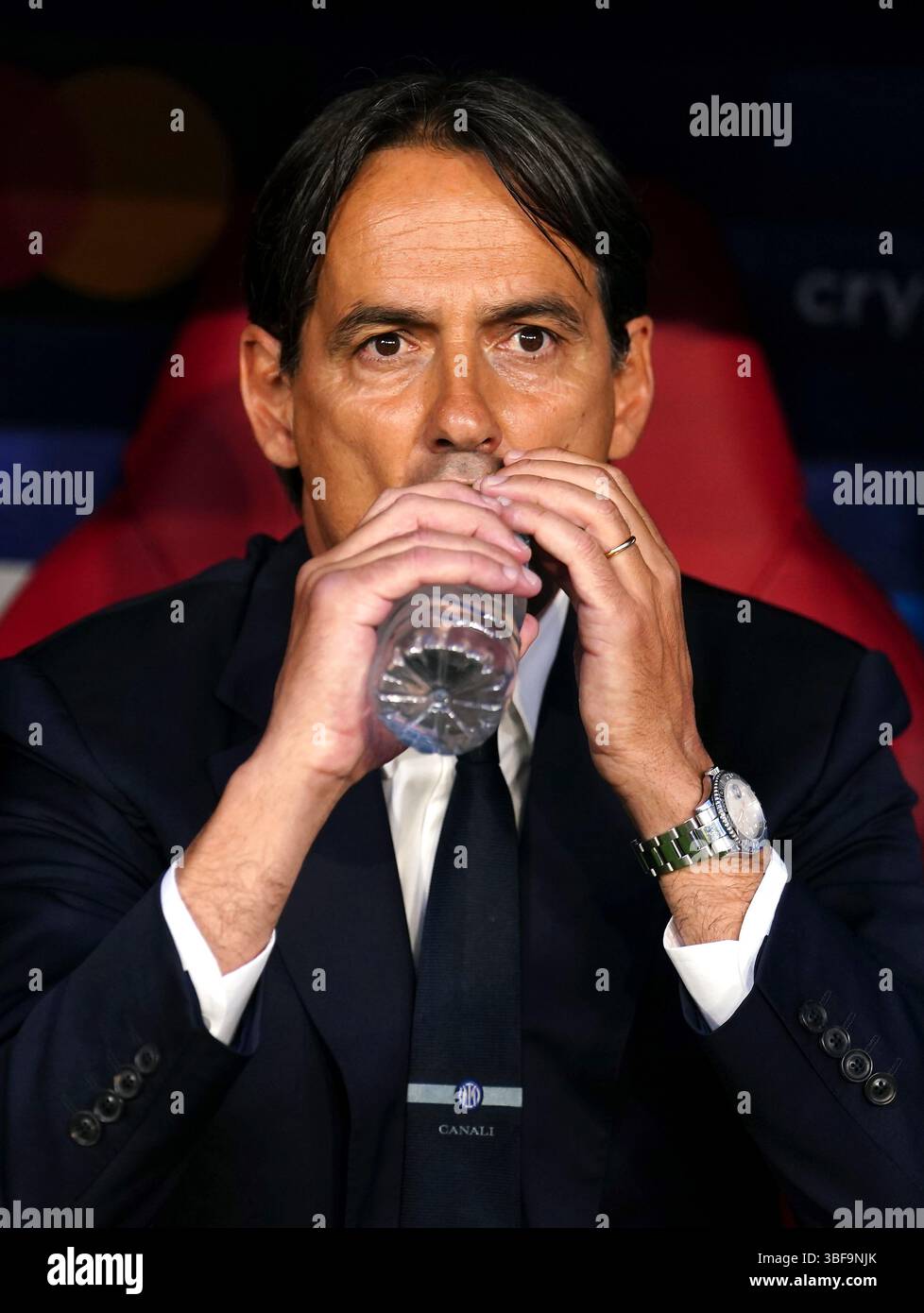Inter Milan manager Simone Inzaghi during the UEFA Champions League ...