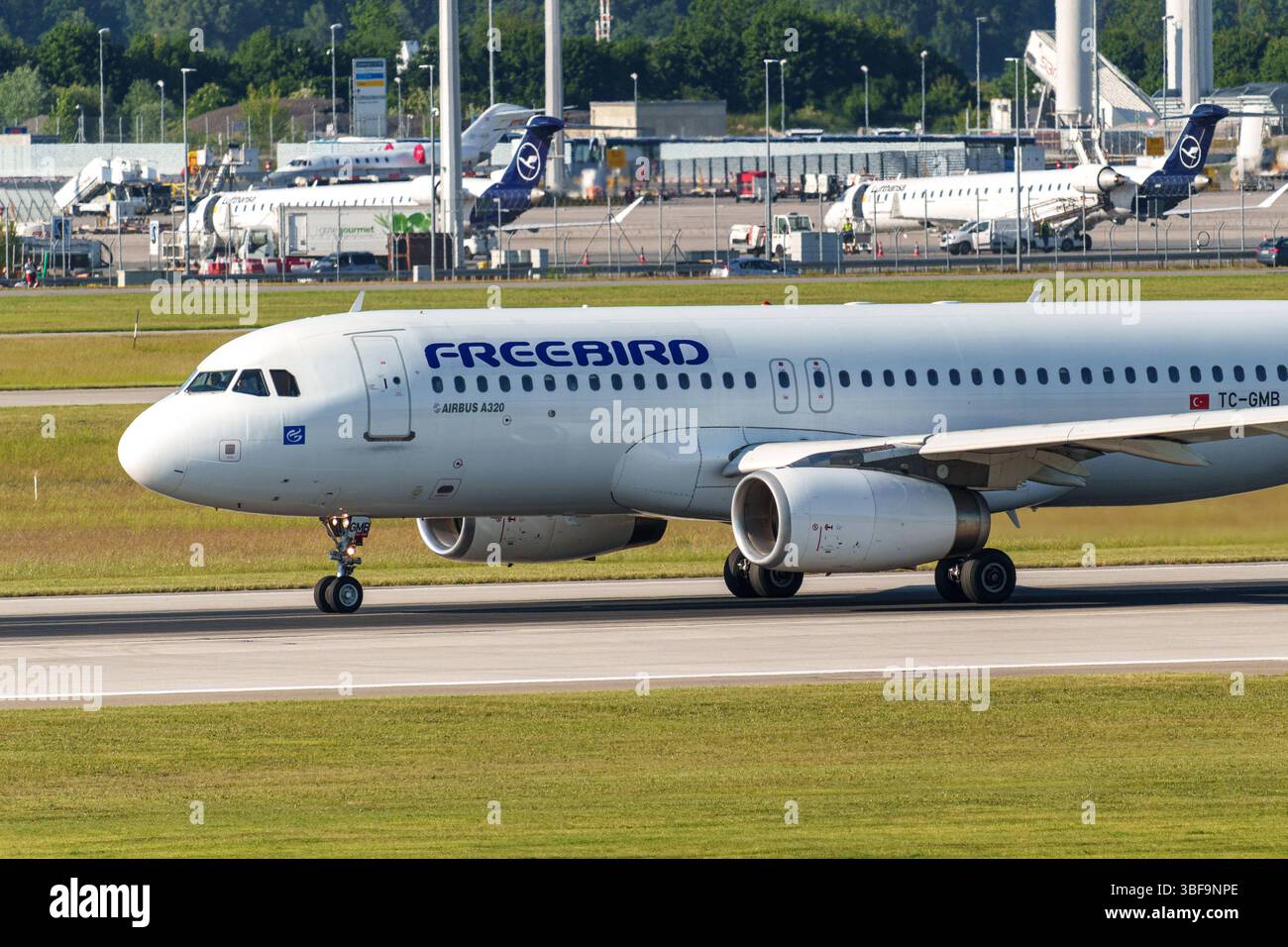 Munich, Bavaria, Germany - 30 May 2025: An Airbus A320 of the Turkish ...