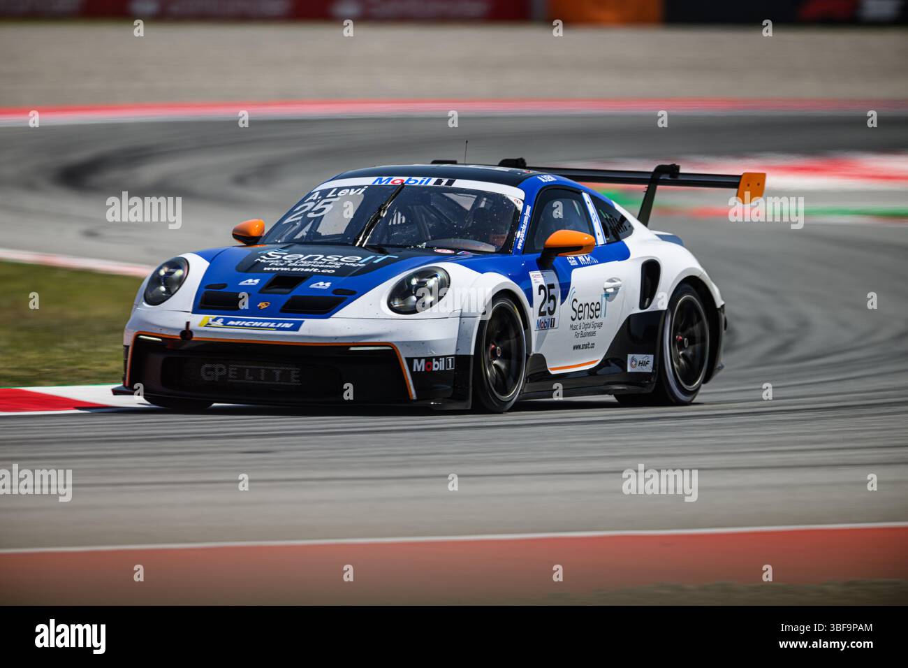 #25 Ariel Levi (ISR, Team GP Elite), Porsche Mobil 1 Supercup at Circuit de Barcelona-Catalunya ...