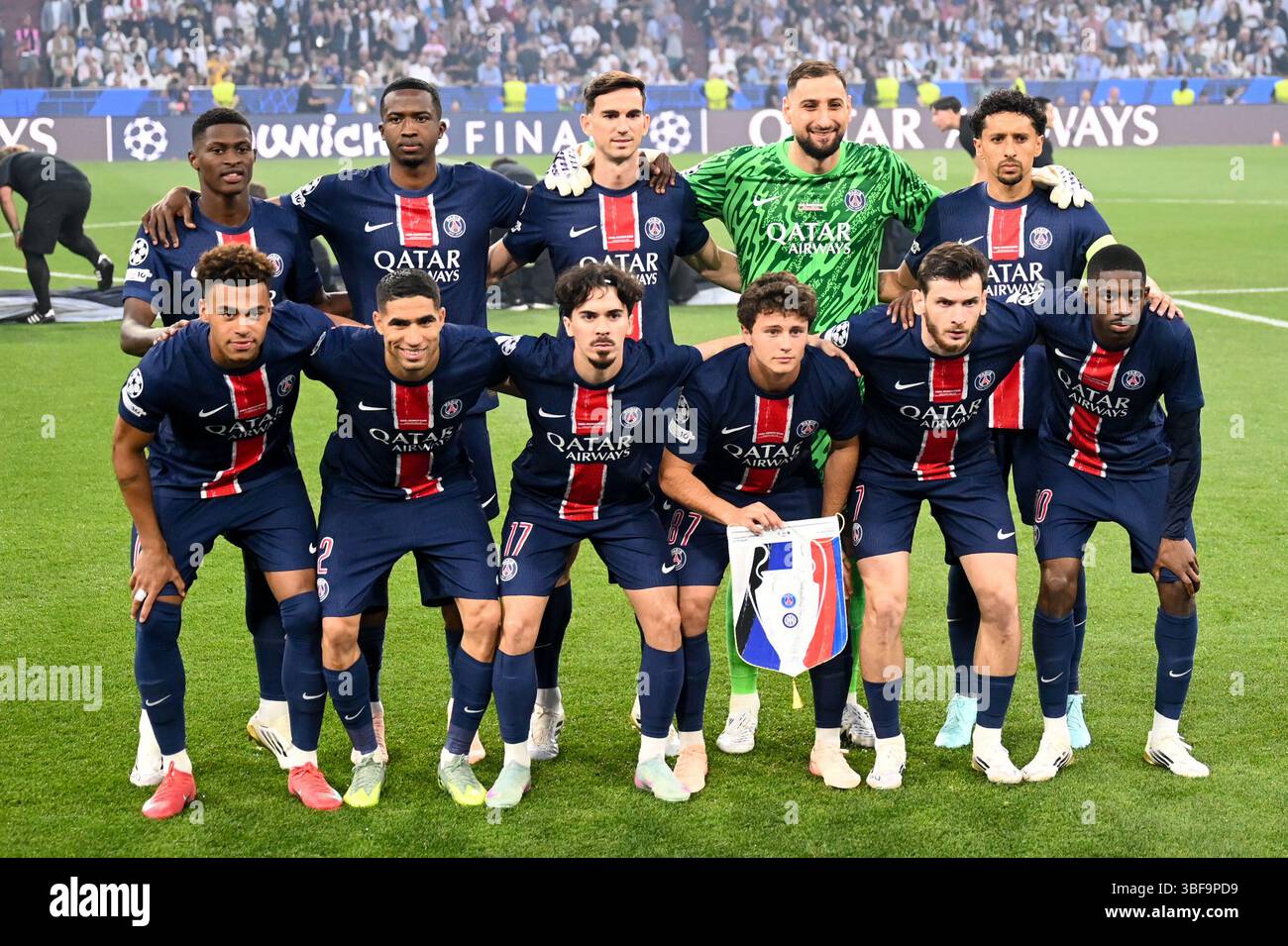 Munich, Germany. 31st May 2025. 25 Nuno MENDES (psg) - 51 Willian PACHO ...
