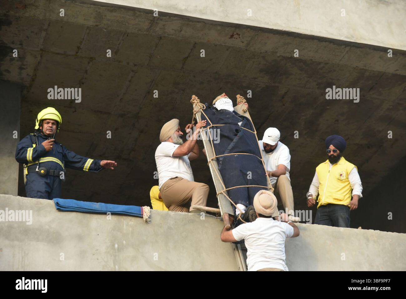 AMRITSAR, INDIA - MAY 31: Civil defence volunteers take part in a ...