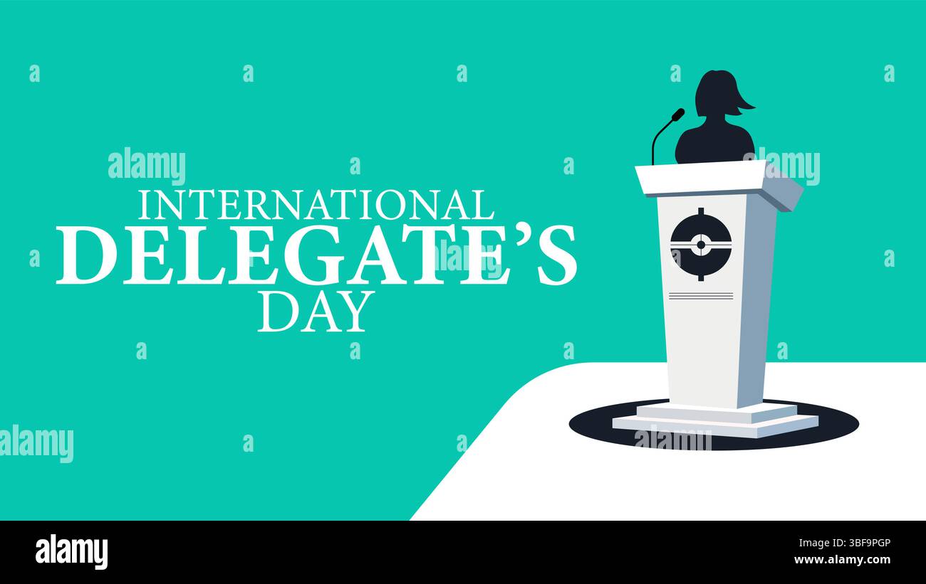 Conference Delegates Stock Vector Images Alamy