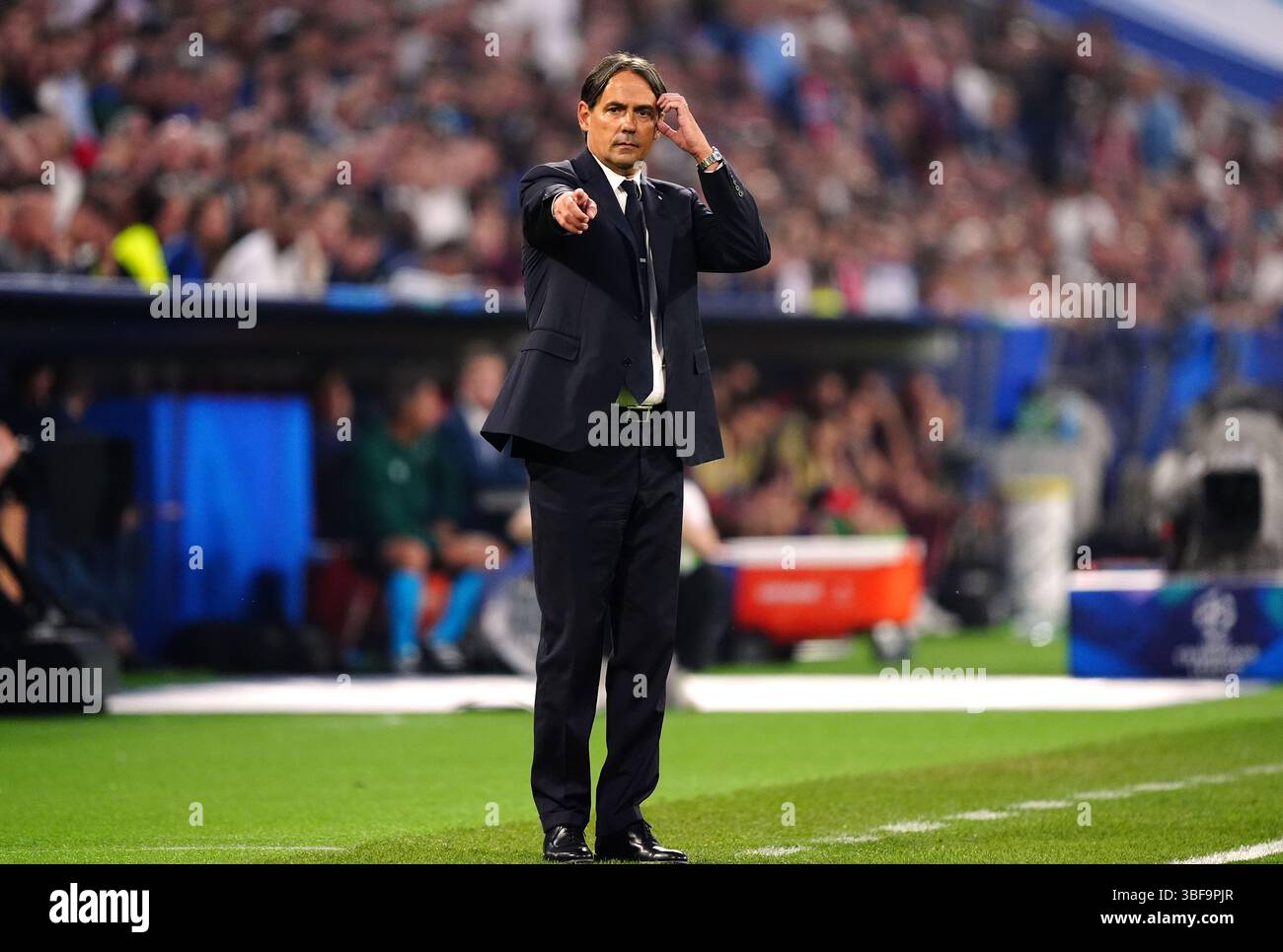 Inter Milan manager Simone Inzaghi during the UEFA Champions League ...
