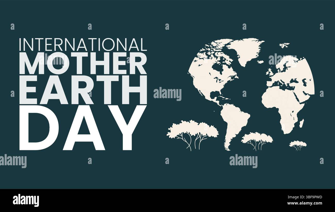 Honoring Mother Earth Our Shared Responsibility Stock Vector Image