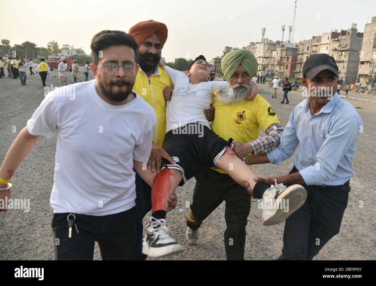 AMRITSAR, INDIA - MAY 31: Civil defence volunteers take part in a ...