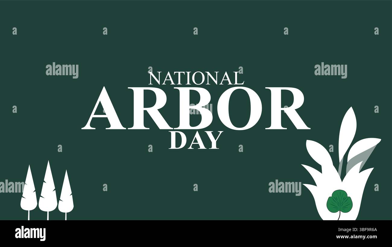 Celebrate National Arbor Day design templet Stock Vector Image & Art ...