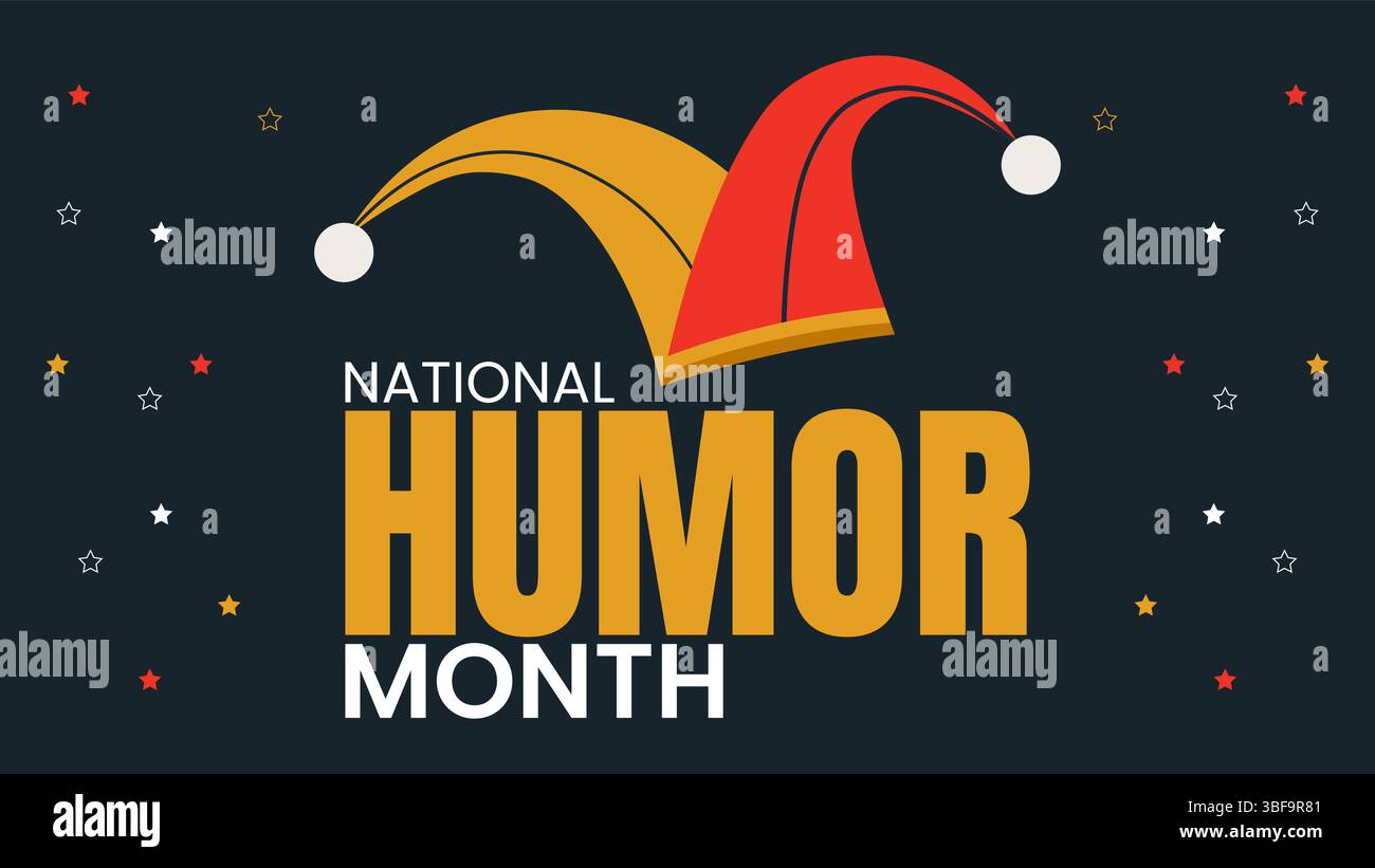 National Humor Month Celebration Stock Vector Image & Art - Alamy