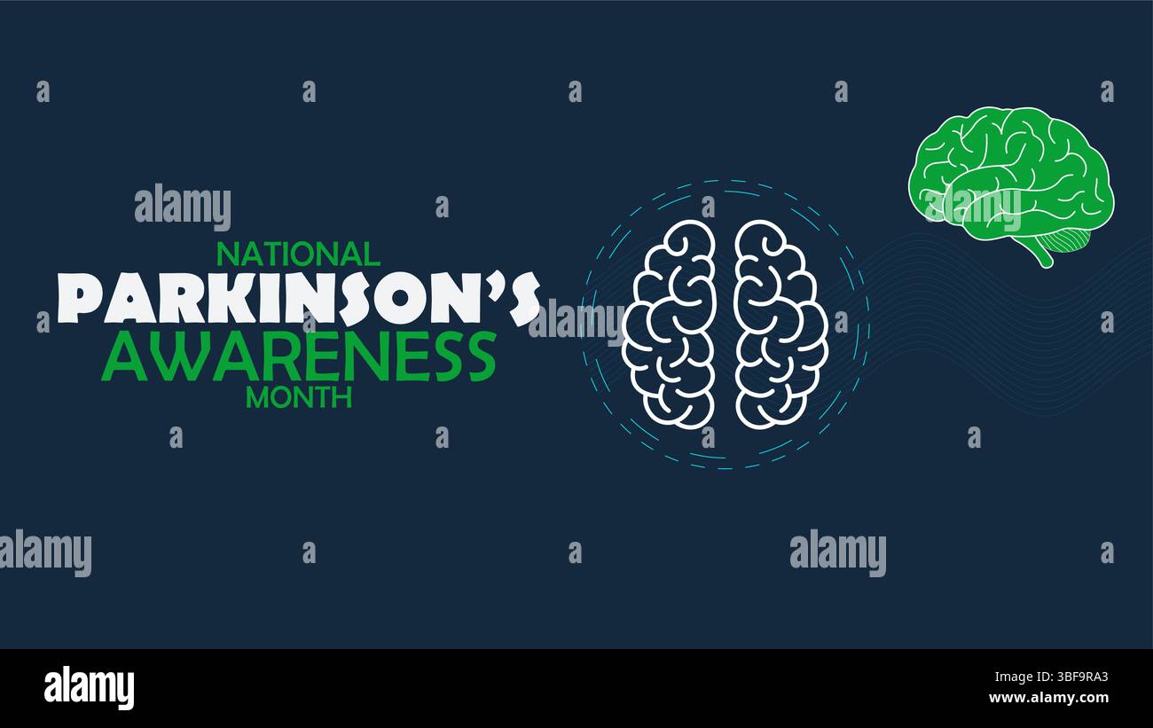 National Parkinsons Awareness Month, Hope, Research, and Support Stock ...