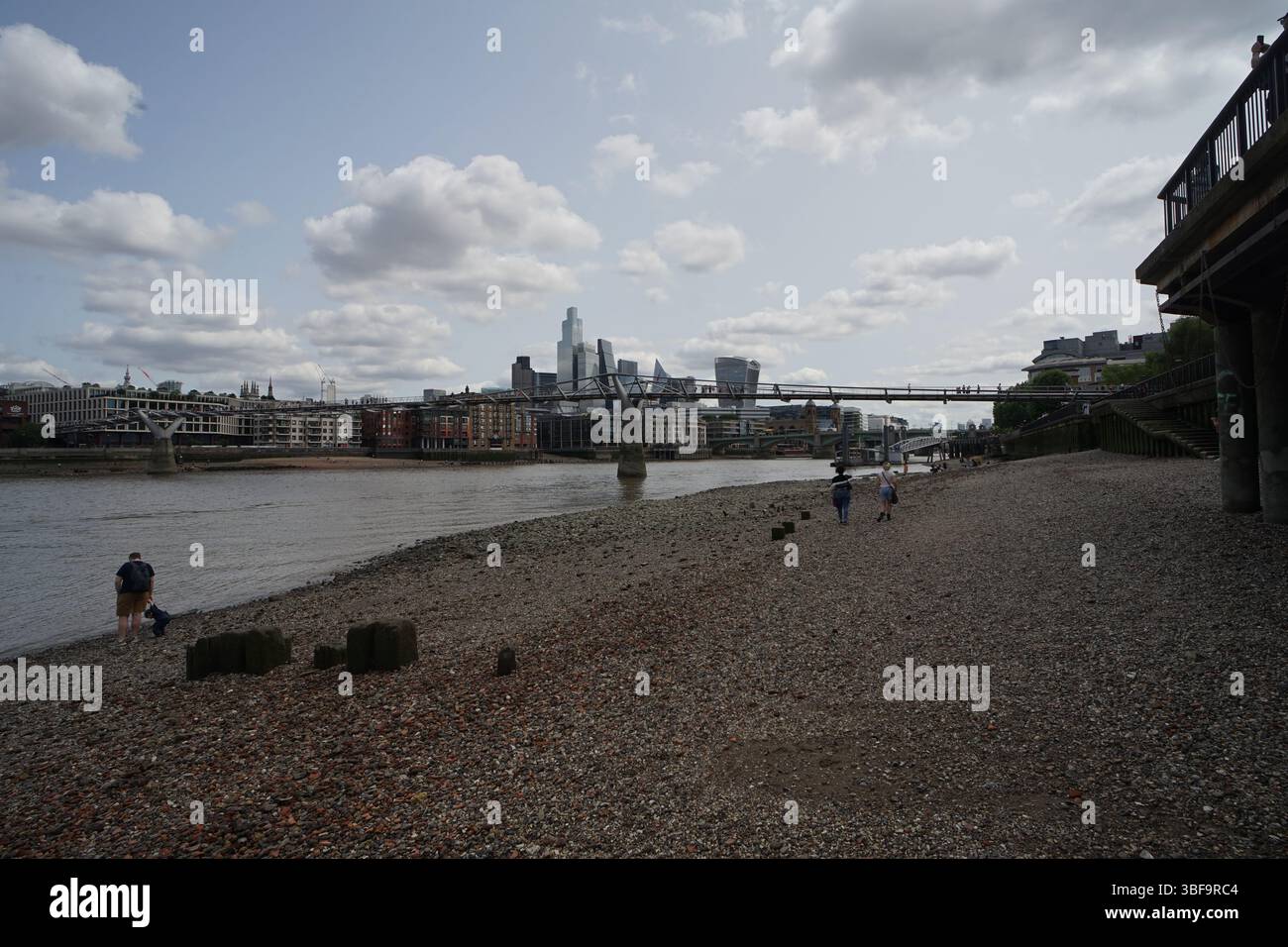 LONDON, UK. 31st May, 2025. River Thames at the London's Riverside Walk ...