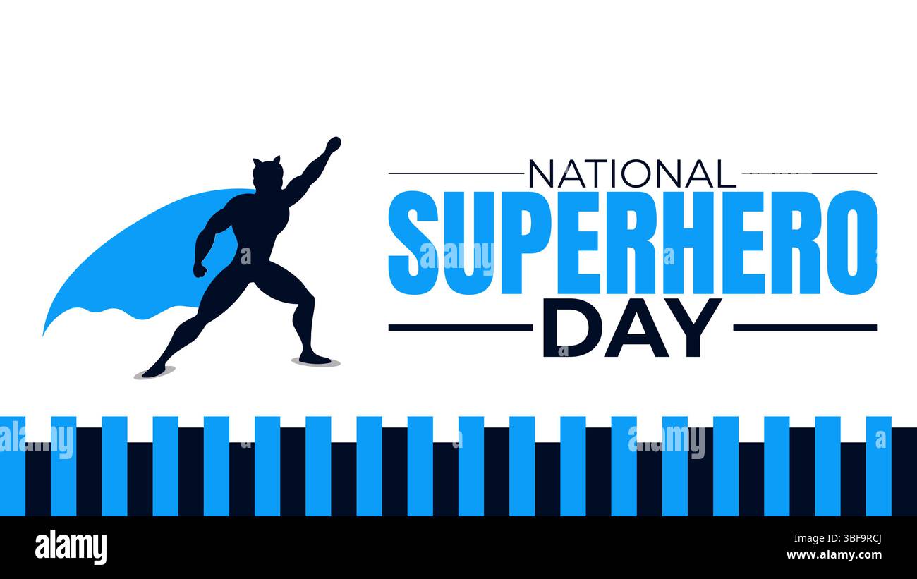 National Superhero Day, Unmasking the Heroes Among Us Stock Vector ...