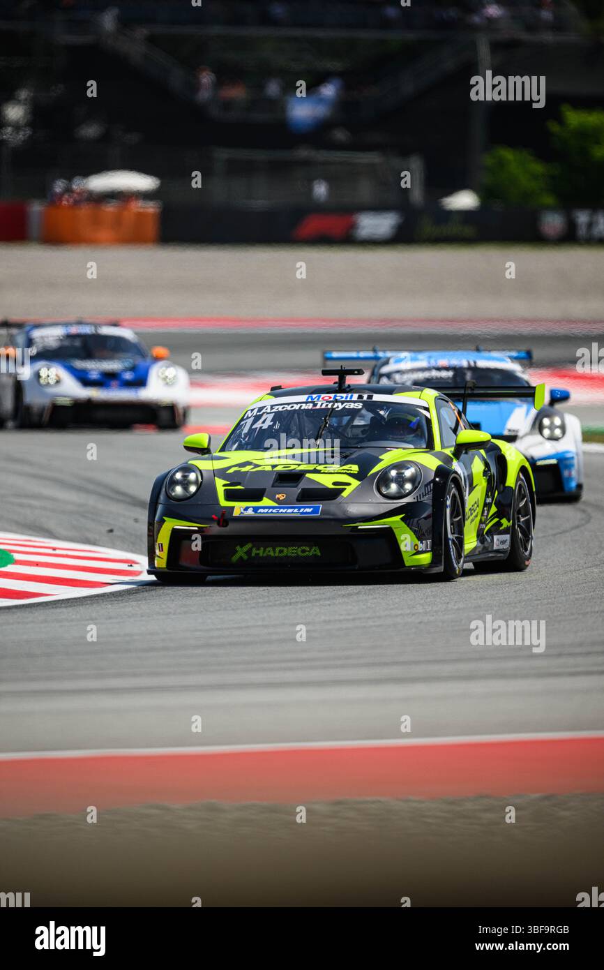 Barcelona, Spain. 31st May, 2025. #14 Mikel Azcona Troyas (ESP, Hadeca ...