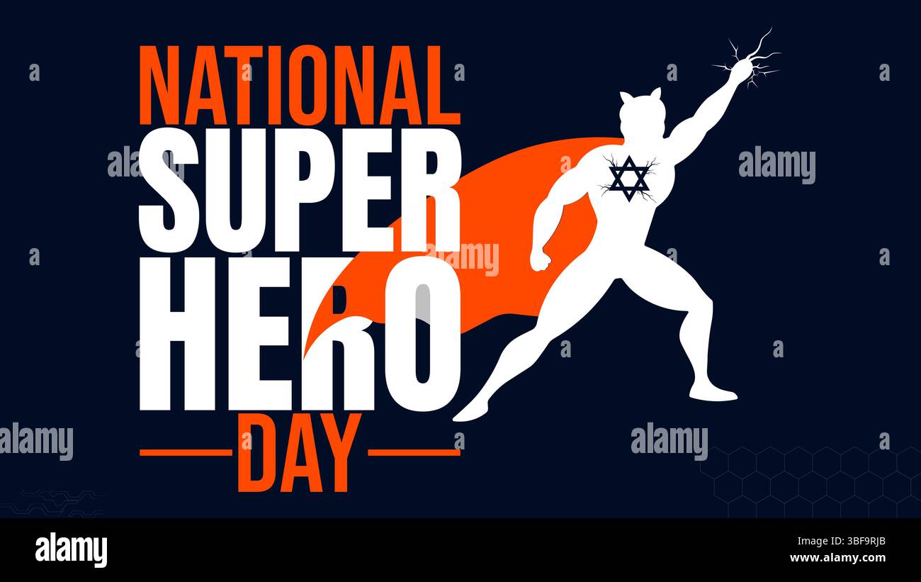 National Superhero Day, Unmasking the Heroes Among Us Stock Vector ...