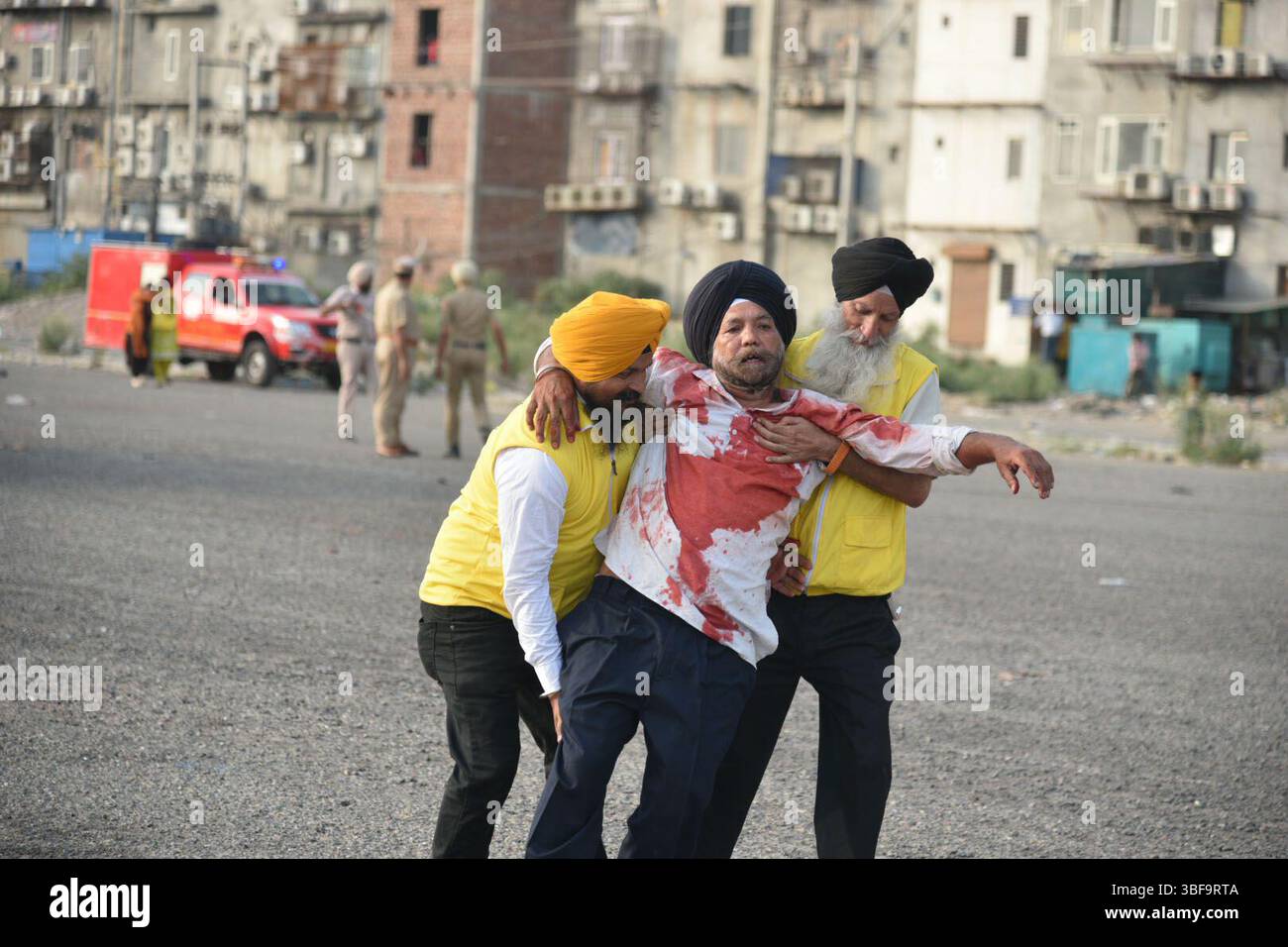 AMRITSAR, INDIA - MAY 31: Civil defence volunteers take part in a ...
