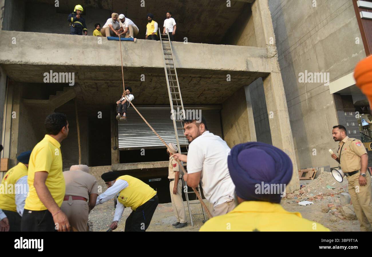 AMRITSAR, INDIA - MAY 31: Civil defence volunteers take part in a ...