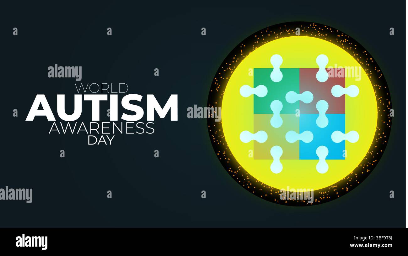 World Autism Awareness Day Support, Education, and Inclusion Stock ...