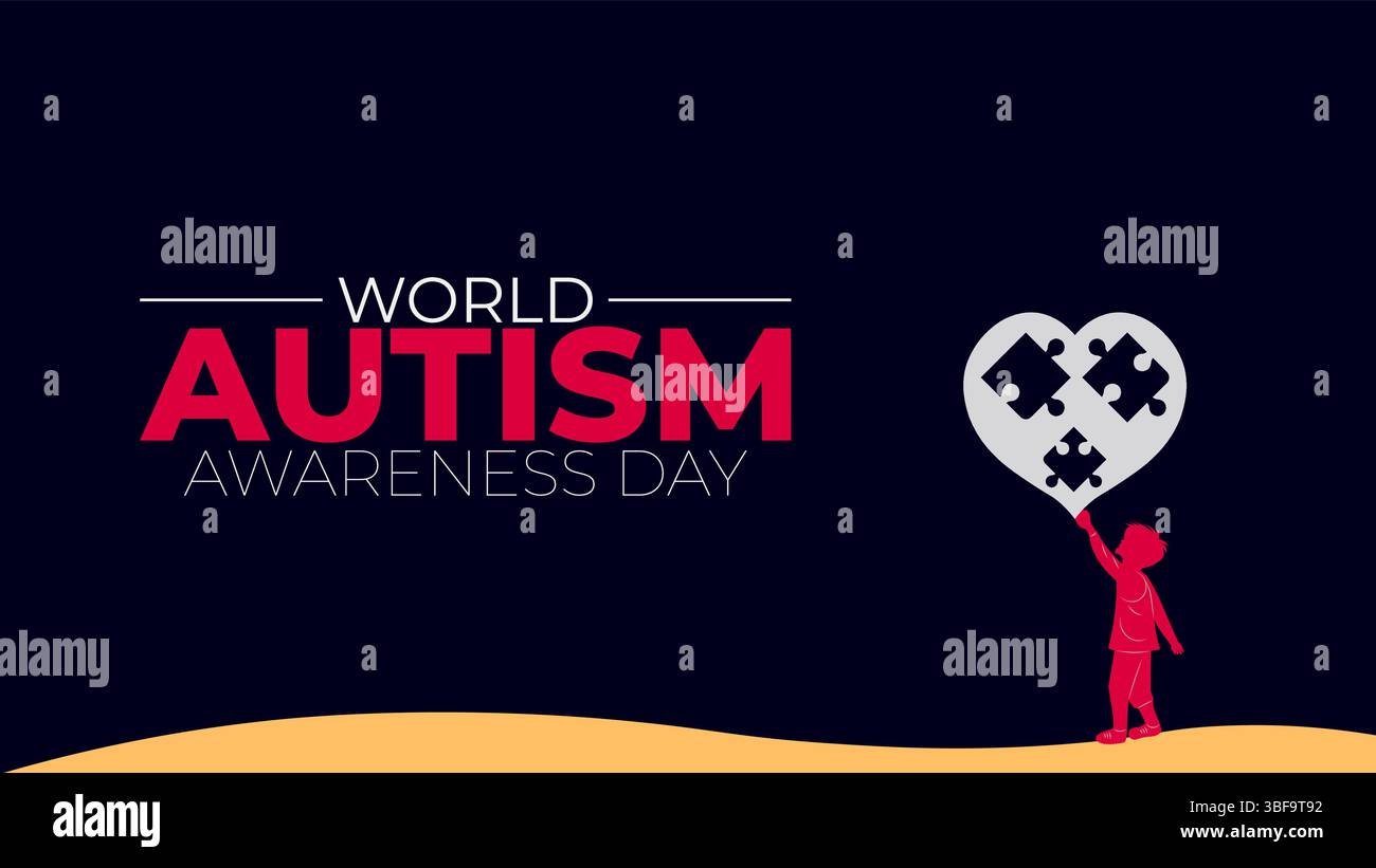 World Autism Awareness Day Support, Education, and Inclusion Stock ...