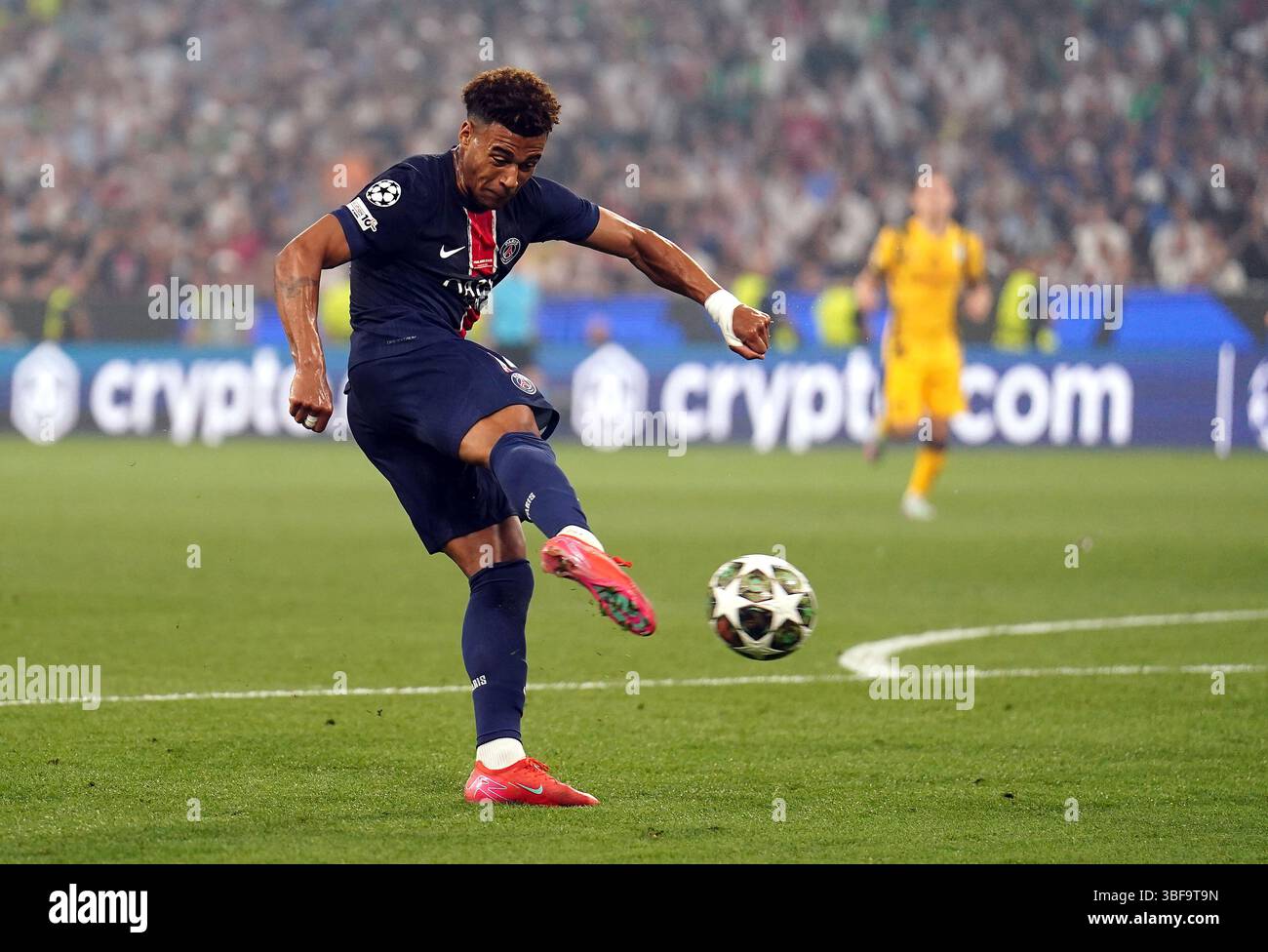 Paris Saint-Germain's Desire Doue scores their side's second goal of ...