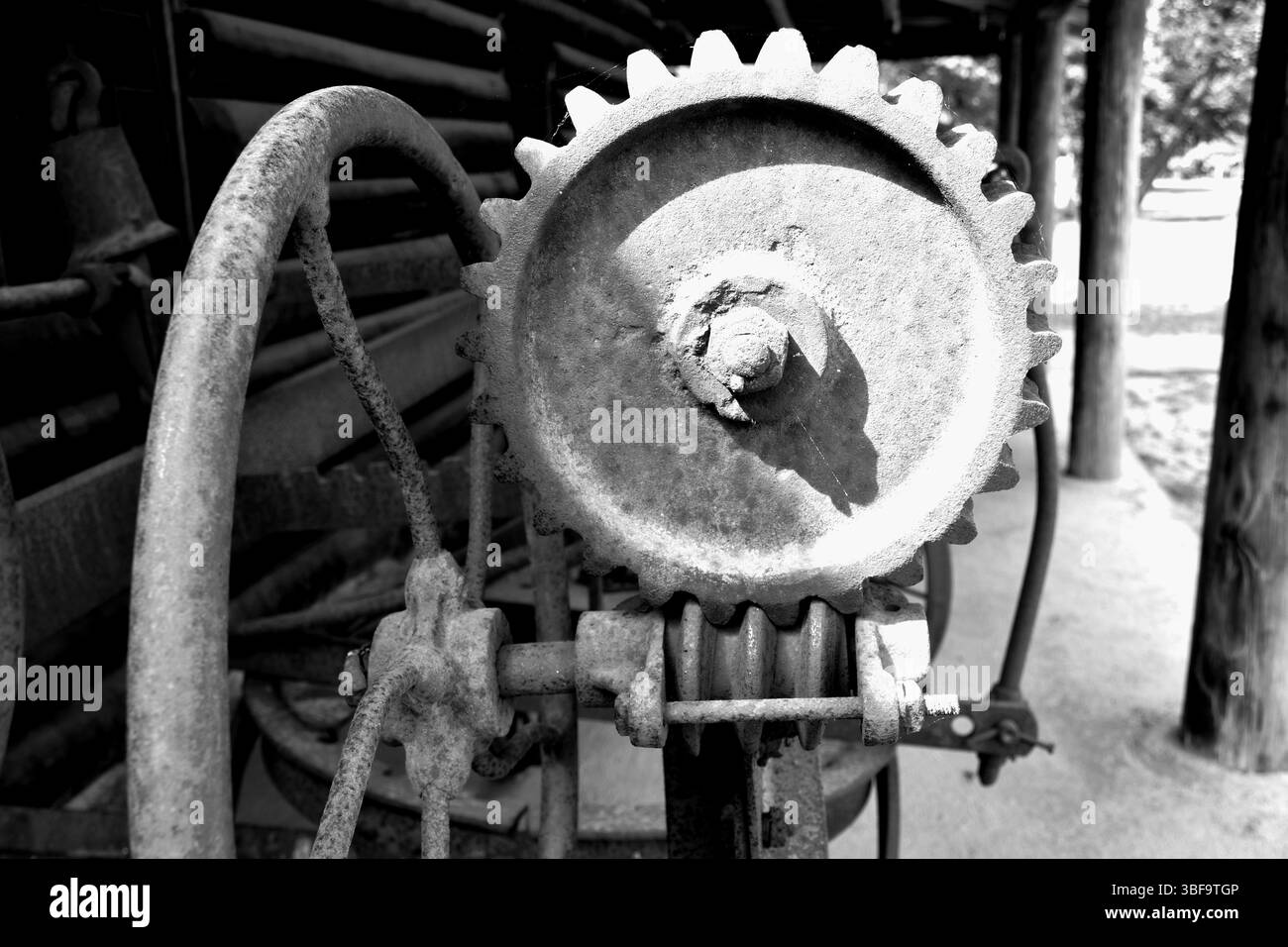 Ranch equipment Black and White Stock Photos & Images - Alamy