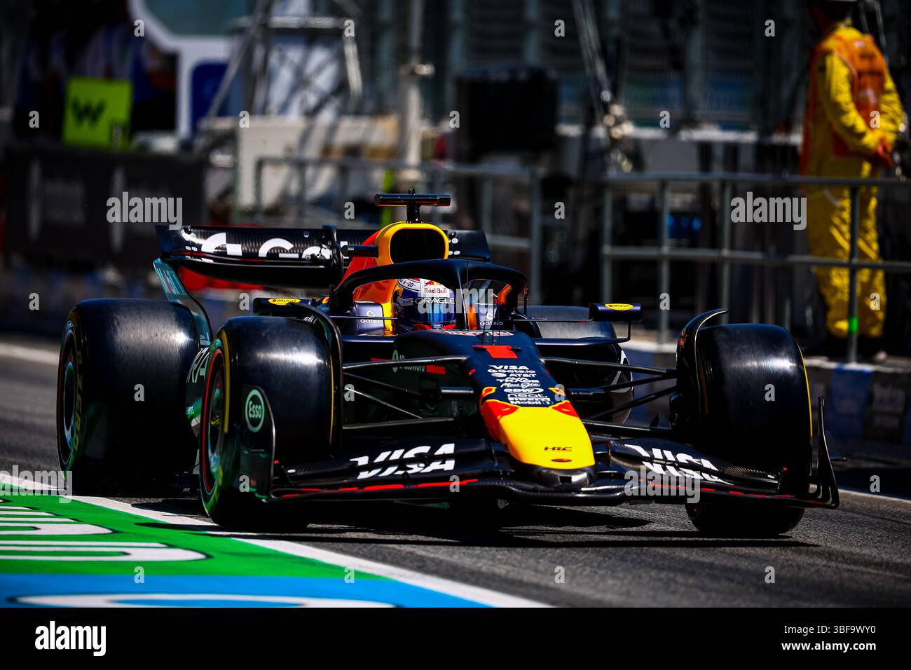 01 Max Verstappen, (NED) Oracle Red Bull Racing RB21, Honda, during the ...