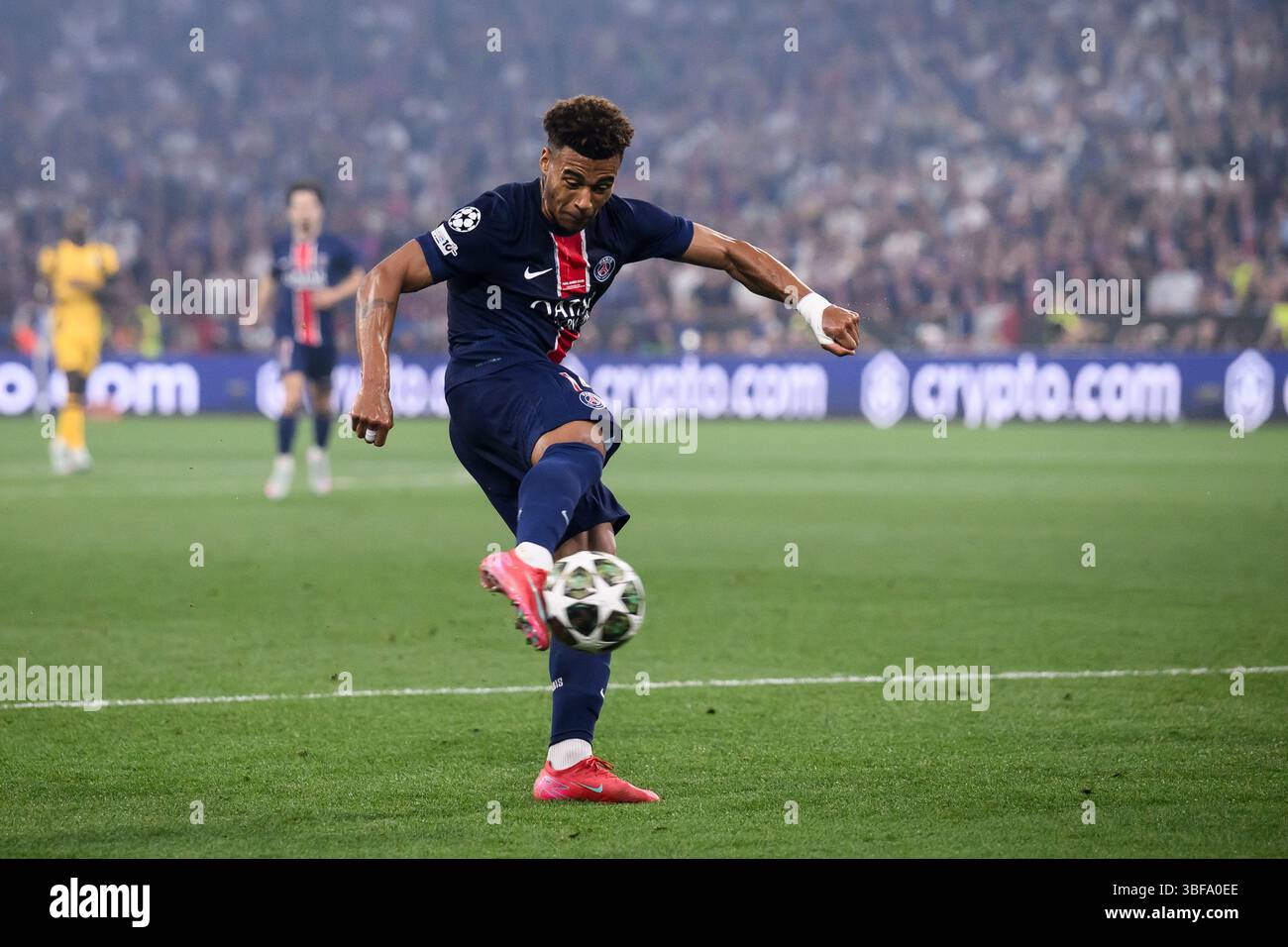 Munich, Germany. 31st May 2025. Desire Doue of Paris Saint-Germain ...