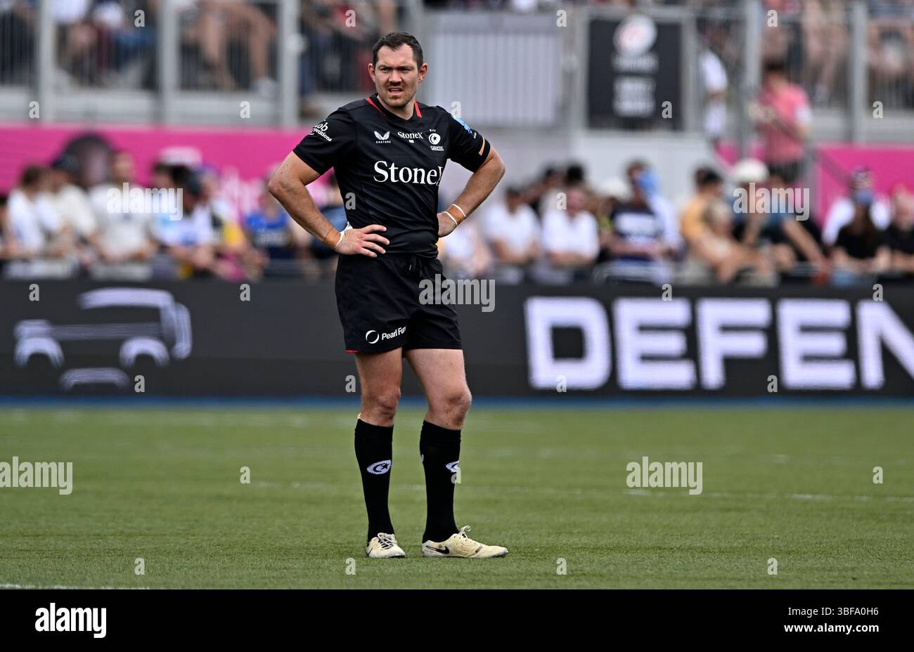 Barnet, United Kingdom. 31st May, 2025. Premiership Rugby. Saracens V ...