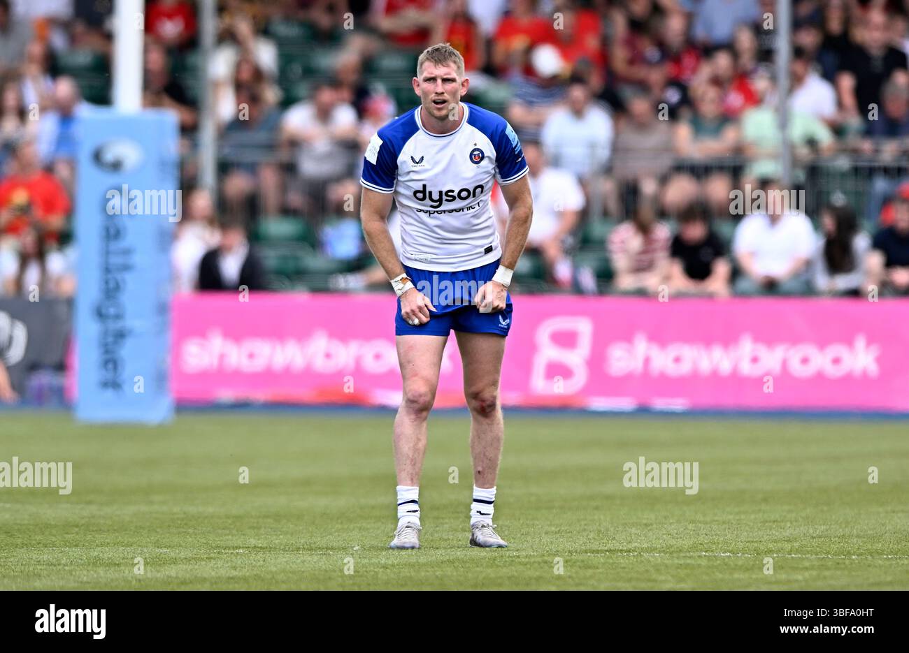 Barnet, United Kingdom. 31st May, 2025. Premiership Rugby. Saracens V ...