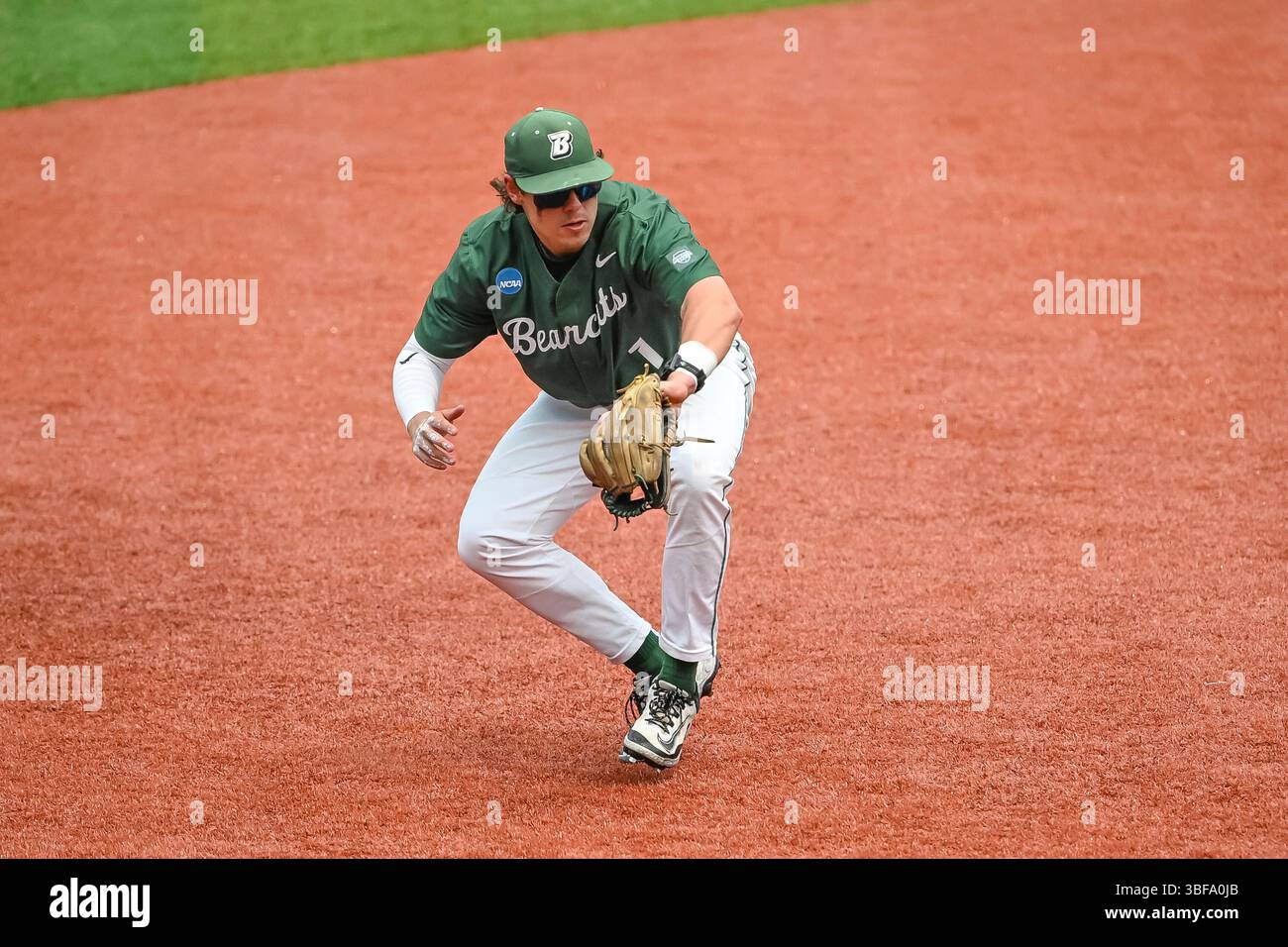 ATHENS, GA - MAY 31: Binghamton infielder Devan Bade (1) during the ...