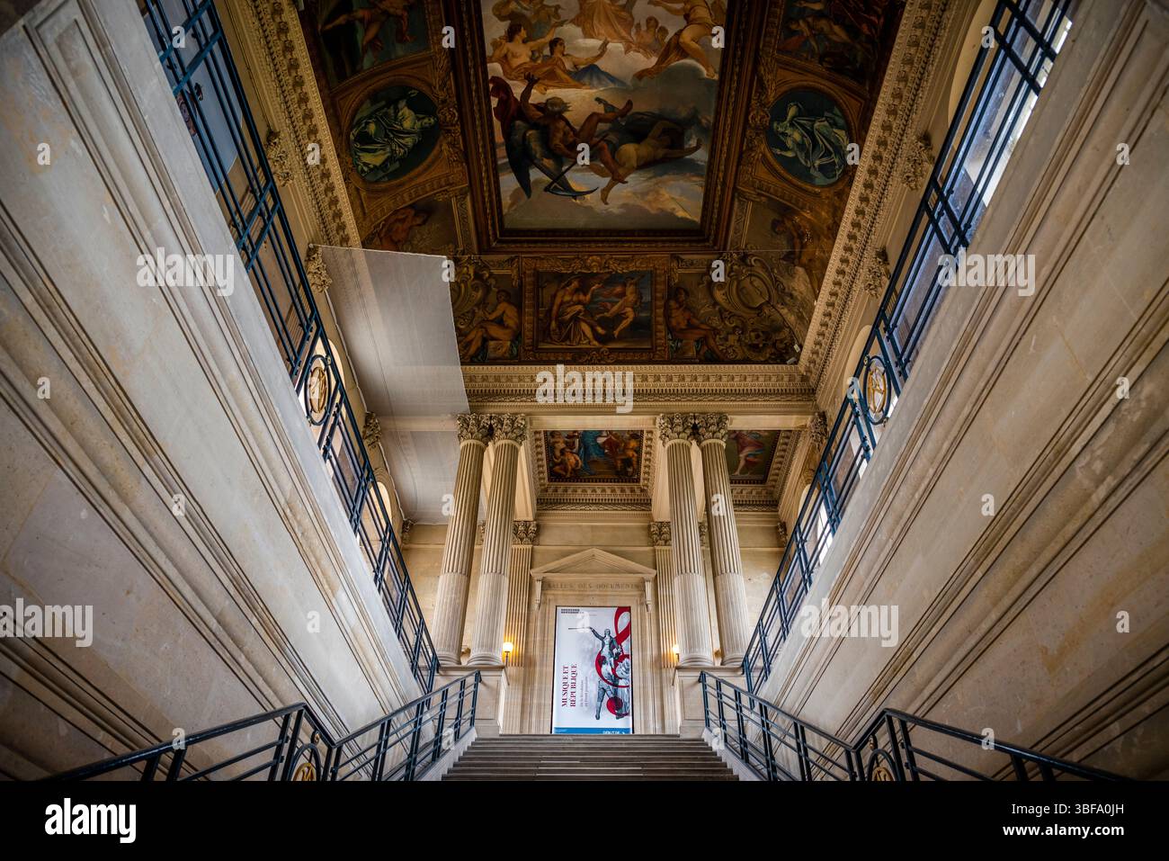 Staircase of the National Archives Museum - Hôtel de Soubise, museum ...
