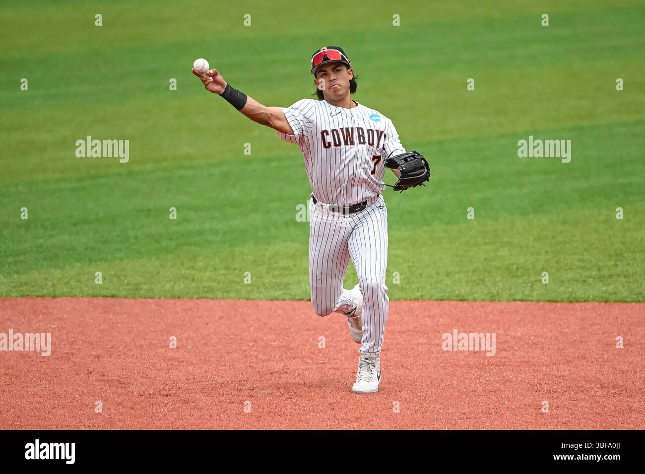 ATHENS, GA - MAY 31: Oklahoma St. infielder Avery Ortiz (7) during the ...