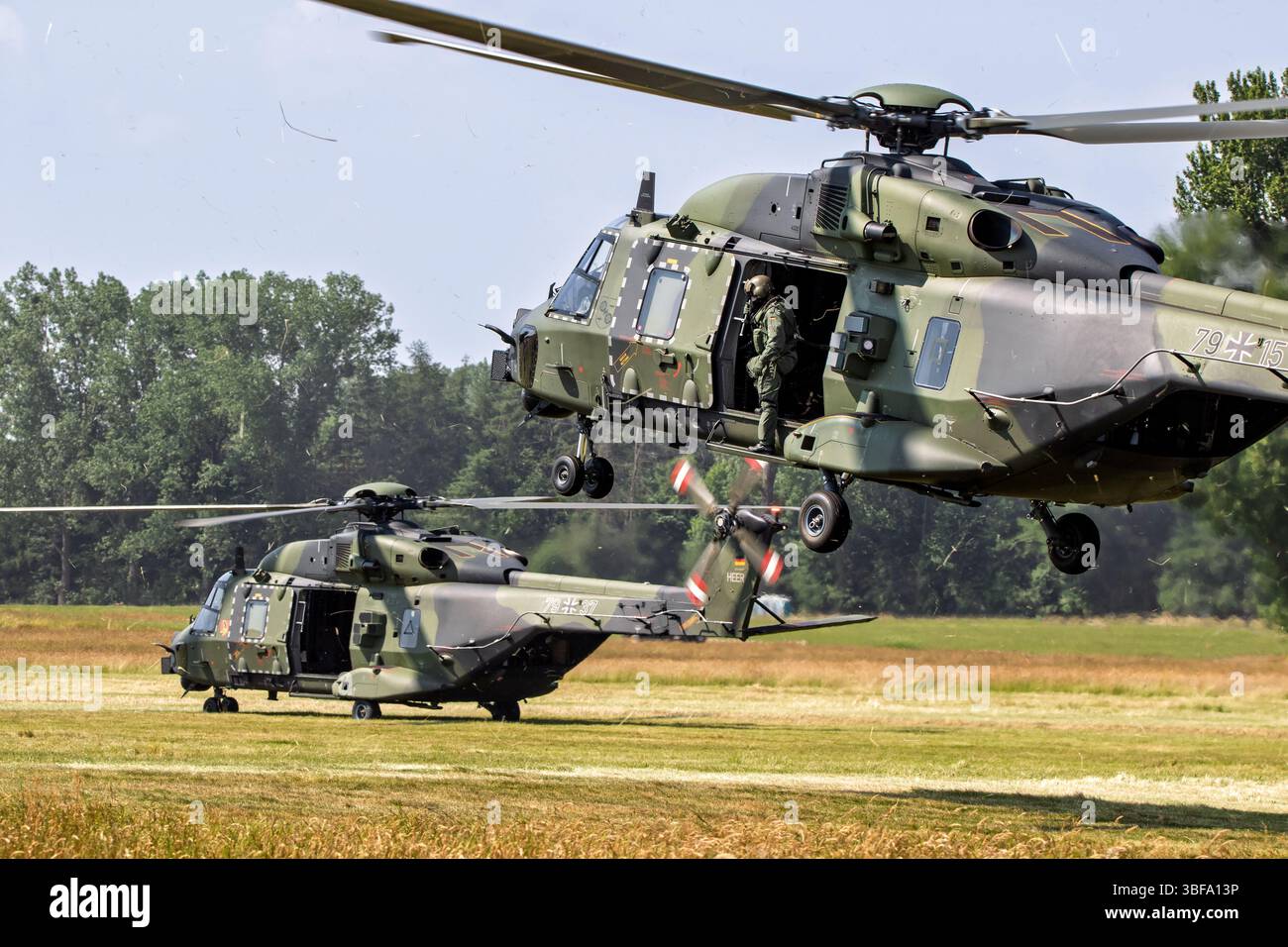 German Army NH90 helicopter from International Helicopter Training ...