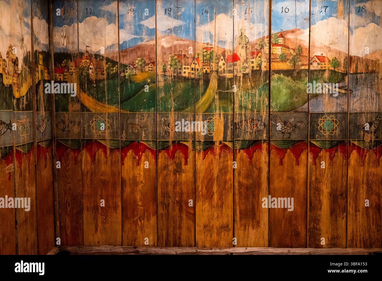 Booth for the feast of Tabernacles, Sukkah, from Austria, late 19th ...